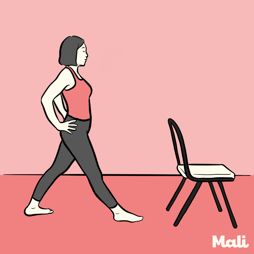 Minute yoga: simple back-bending pose to fight leg tension